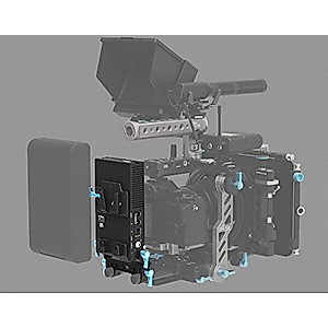Fotga DP500 15mm Rail Power Supply V Mount Battery Plate & Charger for DSLR Mirrorless Camera Monitor Video Transmitter A7/A7R/A7S A9 GH6 S5II Canon R5C R50 R8 R10 Z8 Z9 BMPCC 4K 6K Pro