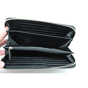 Kate Spade New York Shimmy Glitter Boxed Large Continental Wallet Black