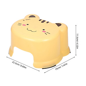 Amosfun Bathroom Non-Slip Stool Stools for Classroom Nursing Stool Plastic Stools Foot Stools Small Stools for Bathroom Stool for Short Stool Step Stool Cute Step Stool