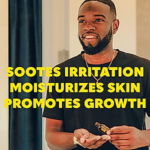 Beard Club - Beard Growth Oil - Grow A Thicker Fuller Beard, Fill in Patches - Healthy Natural Castor, Coconut and Avocado Beard Growth Serum to Stimulate Thicker, Fuller, Healthier Facial Hair Growth