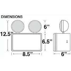 Carpenter Lighting LED Wet Location Emergency Light