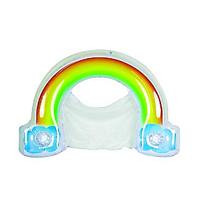 Poolmaster 85594 Rainbow Water Chair Swimming Pool Float