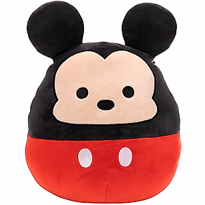 SQUISHMALLOW KellyToy - Disney Mickey Mouse - 12 Inch (30cm) - Official Licensed Product- Exclusive Disney 2021 Squad