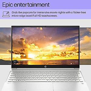 HP 2023 Newest Pavilion Laptop, 15.6" FHD IPS Touchscreen, 13th Gen Intel Core i5-1335U (10 core), 64GB RAM, 1TB SSD, Intel Iris Xe Graphic, Backlit Keyboard, WiFi6, HD Webcam, HDMI, Windows 11 Home