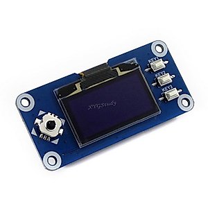 1.3 inch OLED Display HAT for Raspberry Pi 2B/3B/4B/Zero/Zero W Jetson Nano 128x64 Pixels SPI/I2C Interface @XYGStudy