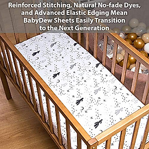 Baby Bassinet Sheets for Boy and Girl (3 Pack) - 100% Natural & Breathable Cotton Sheet Set - Universal Fitted for Oval, Hourglass & Rectangle Bassinet Mattress - Size 32 x 17 x 2 Inches (Grey)