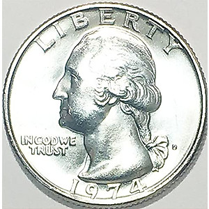 1974 D BU Washington Quarter Choice Uncirculated US Mint