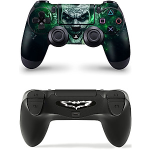 giZmoZ n gadgetZ PS4 PRO Console Dark Joker from Batman Skin Decal Vinal Sticker + 2 Controller Skins Set