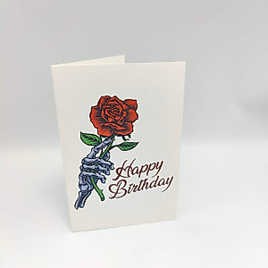 ProGibbs Greeting Card (Happy Birthday (Rose))