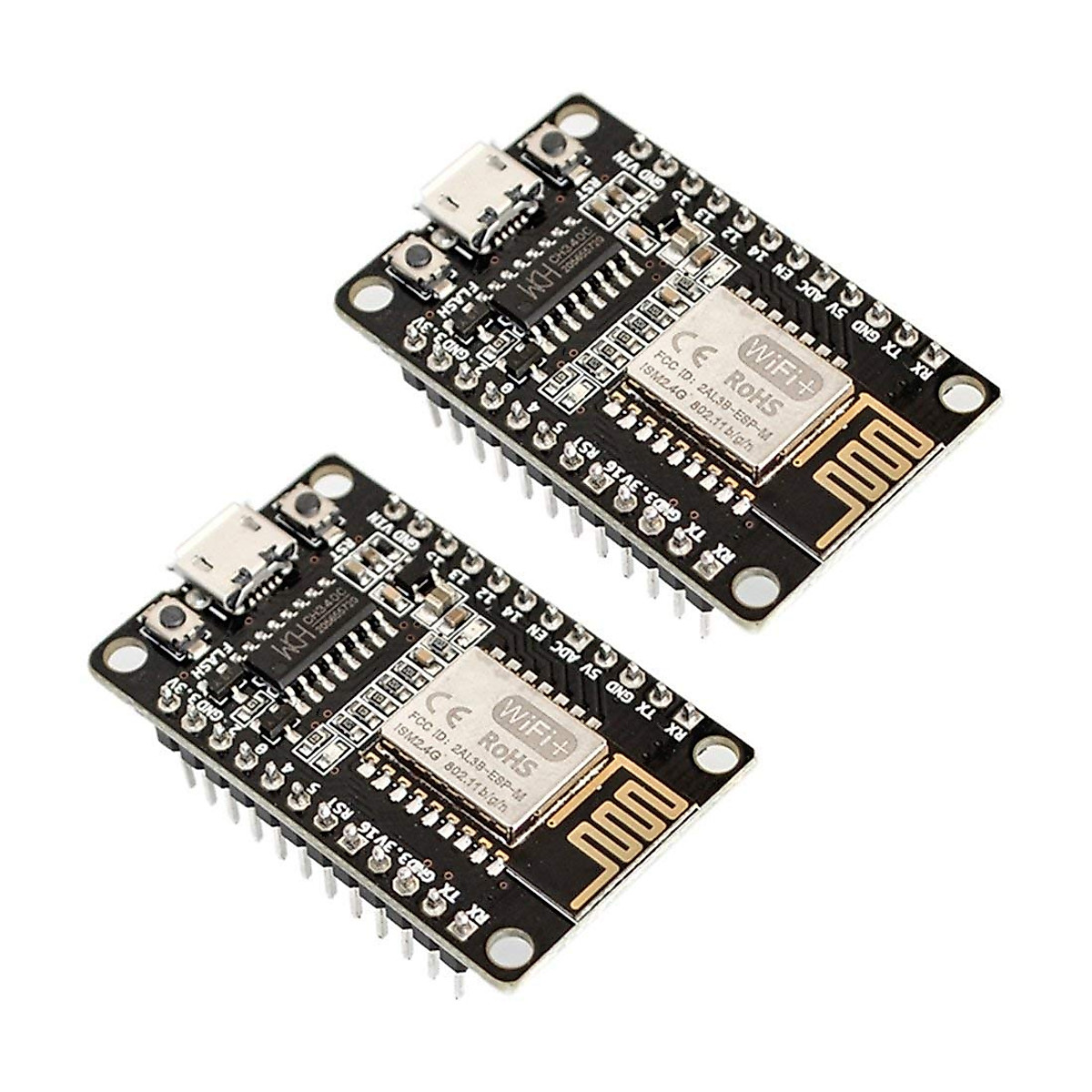 Hailege 2pcs ESP8285 ESP-M2 CH340 Development Board WiFi Serial Port Module CH340 Compatible with ESP8266