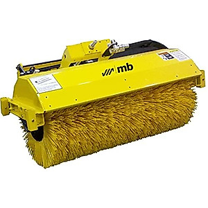 MB Replacement Brush for MB Brand 60 Inch Sweeper Refill Kit 25 x 6-3/8 Inch Flat Brush Sections with Spacers (Poly)