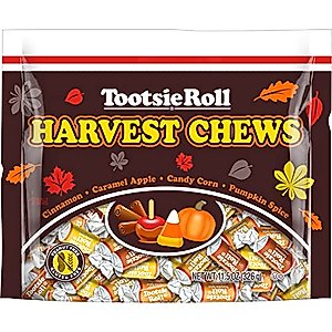 Tootsie Harvest Chews, Individually Wrapped, Gluten Free, Peanut Free, 11.5 Oz, 1-Pack