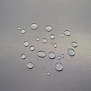 Kevin Textile Outdoor Waterproof Pillow Covers with White Piping Patio Furniture Pillow Cases, 2 Pcs, 18"x18", Grey