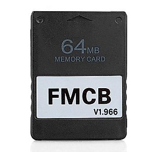 RGEEK 2023 Upgraded Free McBoot FMCB 1.966 PS2 Memory Card 64MB for Sony Playstation 2 PS2,Just Plug and Play, Help You to Start Games on Your Hard Disk or USB Disk