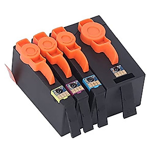 Hilitand 4 Color Ink Cartridges Refill Cartridge Replacement Print Photos, Test Papers, Documents Printer Cartridge for Printer Accessories