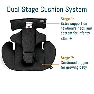 Peg Perego Booklet 50 Travel System - Includes Booklet 50 Baby Stroller and The Primo Viaggio 4-35 Infant Car Seat - Made in Italy - Atmosphere (Grey)