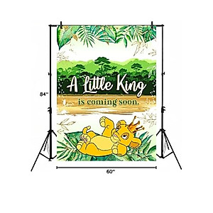 Similar Lion King Baby Shower Decorations for Boy 5x7ft African Baby Lion King Backdrop Baby Shower Vinyl Infant Simba Wild One Jungle Background for Kids 1 Year Old, One Size