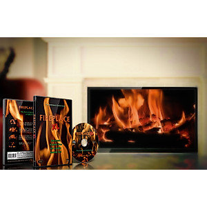 Fire Dvd - Fireplace XL - Extra Long Open Hearth Fires with Burning Wood Sounds