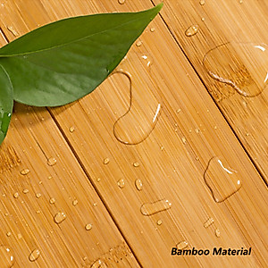 Bamboo Lounge Chair,Foldable Rocking Chair,Garden Deck Chairs for Elderly,Foldable Recliner,Outdoor Rocking Chair,Garden Chair,with Headrest Pillow and Foot Massage Board