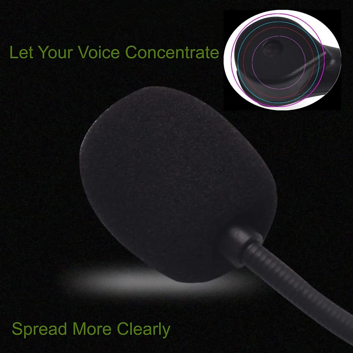 Alpha Microphone Accessories Compatible with Kingston HyperX Cloud Alpha Gaming Headset, 3.5mm Audio MIC Work for PS4, Xbox One, Nintendo Switch, Computer PC Gaming