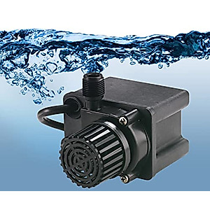 Little Giant PE-2.5F 115 Volt, 1/28 HP, 475 GPH Small Submersible Direct Drive Pump with 6-Ft. Cord, Black, 518600