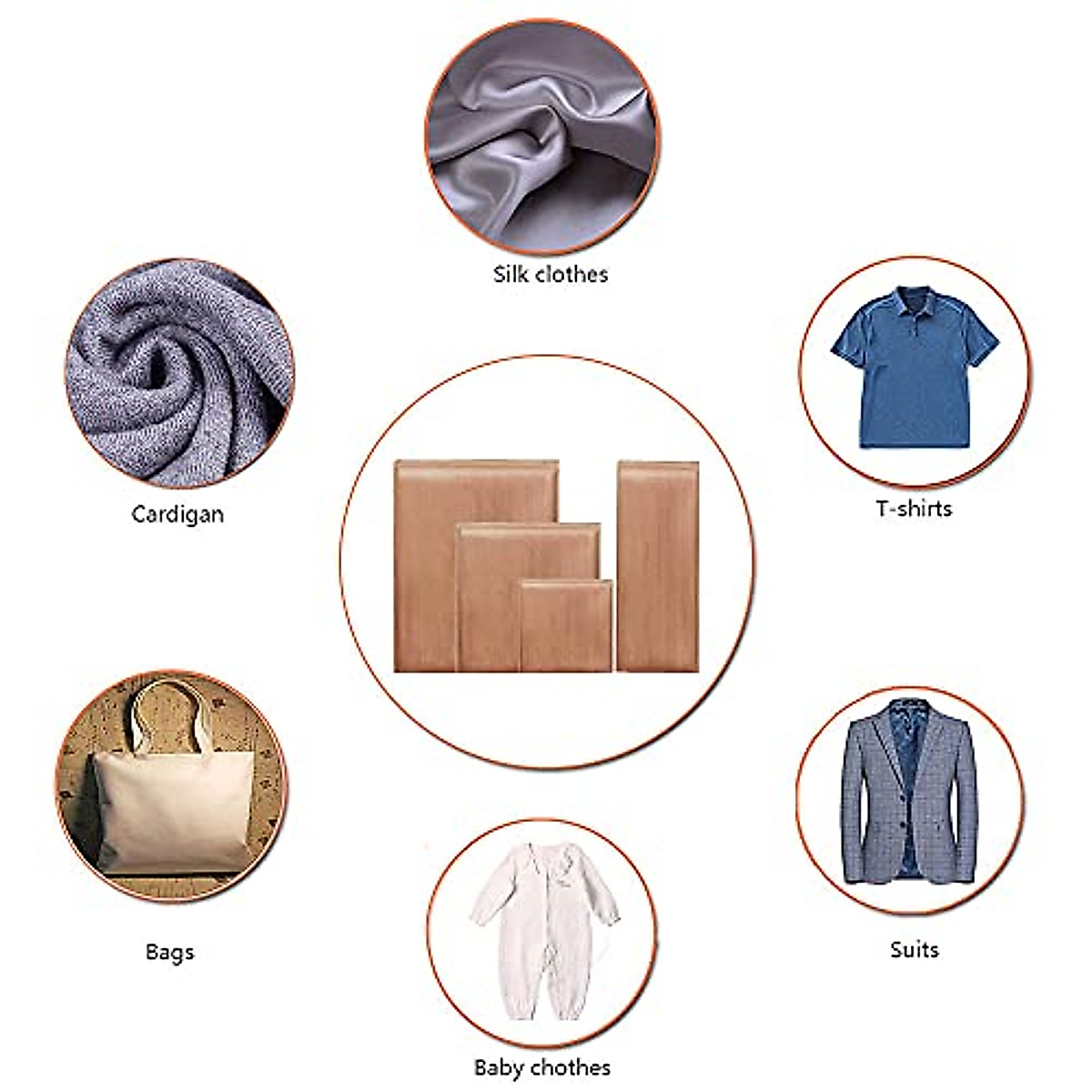 8 Pack Heat Press Pillow Mat Kits - 4 Size Teflon Heat Pressing Transfer Pillows,2 Pieces Teflon Paper Sheets and 2 Heat Resistant Tape for Heat Press Sublimation Projects