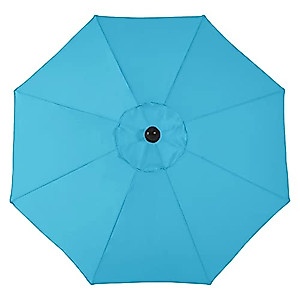 ABCCANOPY Durable Patio Umbrellas 10' Turquoise