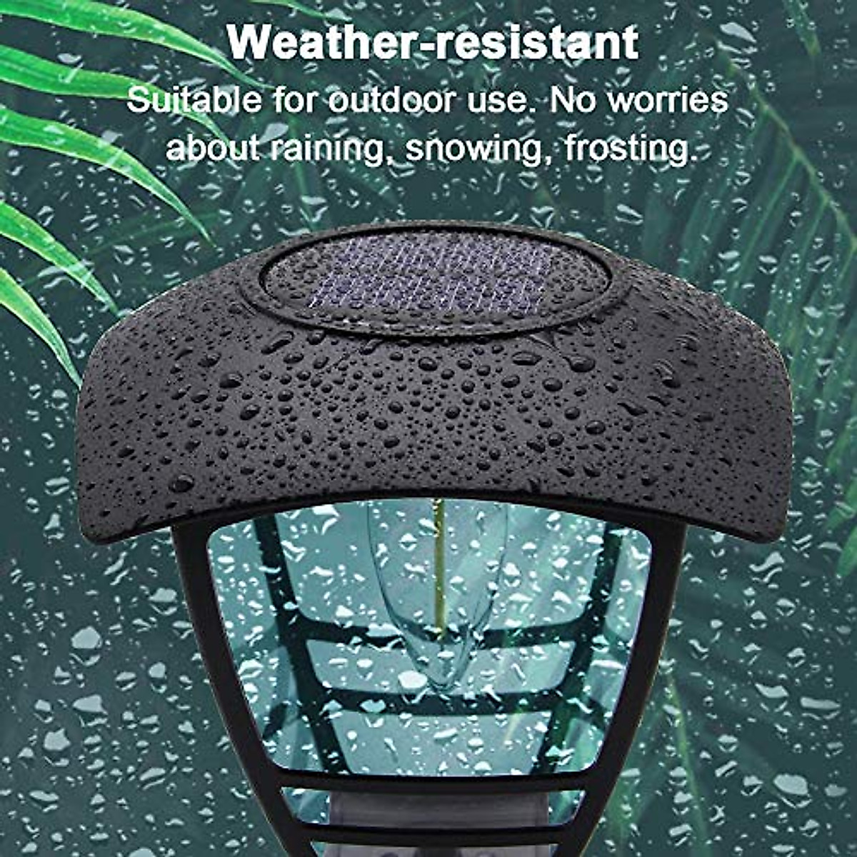 Maggift 4 Pack Vintage Solar Pathway Lights LED Bulbs Solar Powered Garden Walkway Lights for Outdoor Lawn, Patio, Yard, Walkway, Driveway , 15 Lumen