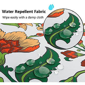 EHouseHome Patio Chair Seat Cushion Covers,Washable UV Resistant Slip Covers Replacement,Waterproof Outdoor Furniture Cushion Pillow Seat Cover for Couch,Garden,Sofa,22"×22"×4"(4 Covers Only,Babala)