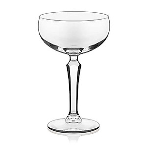 Libbey Capone Speakeasy Coupe Cocktail Glasses, 8.6-ounce, Set of 4