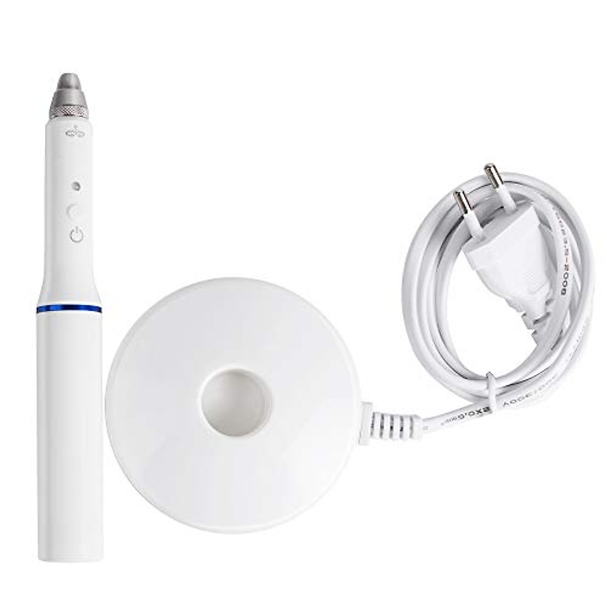 Dental Obturation Pen with Charging Base, Gutta Percha Obturation System Endo Heated Pen with 2 Tips, 110V, US Plug