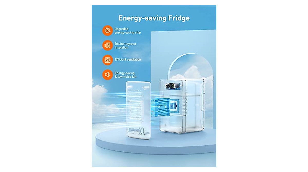 AstroAI Mini Fridge 2.0 - Stylish & Portable Cooler