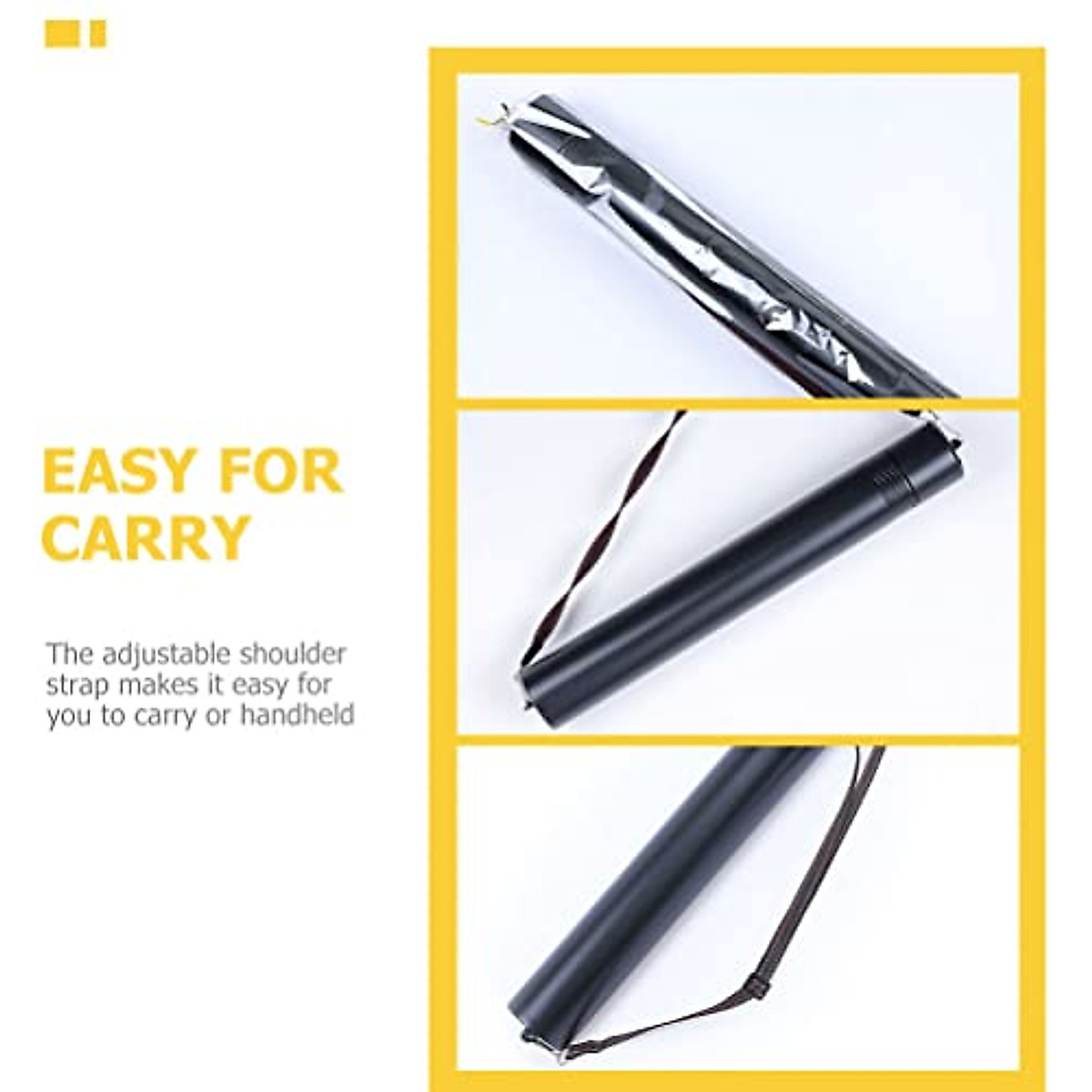 Ciieeo Telescoping Drafting Tube Document Poster Tube Art Document Tube Documents Storage Tube for Artworks, Blueprints, Drafting and Scrolls