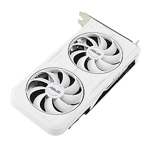 ASUS Dual NVIDIA GeForce RTX 3060 Ti White OC Edition Graphics Card (PCIe 4.0, 8GB GDDR6X Memory, HDMI 2.1, DisplayPort 1.4a, 2-Slot Design, Axial-tech Fan Design, 0dB Technology, and More)