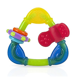 Nuby Spin N' Teethe Teether, Colors May Vary
