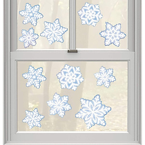 Christmas Snowflake Window Decoration, 11 Ct. | Vinyl