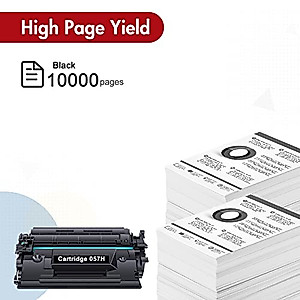 057H 057 High Yield Toner Cartridge 057H Black 1-Pack Compatible Replacement for Canon 057H Toner Cartridge Color ImageCLASS MF445dw MF448dw MF449dw LBP226dw LBP227dw MF445 LBP220 Series Printer