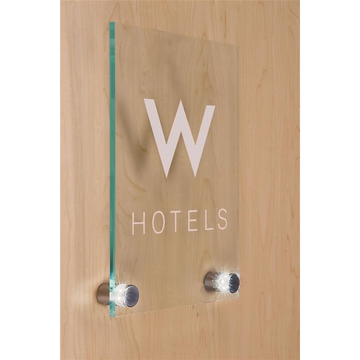 White LED Illuminated Standoff Mount Kit Supports Signs Up To 3/8-Inch Thick, Wall Mount, Low Voltage, 3-Dimensional Display