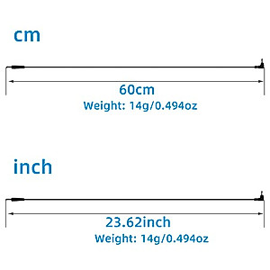 Godtone Guitar Effect Pedal Power Supply DC Cable 5.5 x 2.1mm Power Lead/Cord(24 inch, 8 Pack), Male to Male Connector Plug Wire Adapter