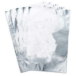 Mylar Food Storage Bags (10x16, 1 Gallon) 4.5mil Thick Mylar Foil Bag for Dry Food Storage (50 Pack)