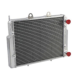 KUUHLERSAT Radiator for 2008-2014 Polaris RZR 570 RZR 800 RZR 800S EFI, 1 Row Aluminum ATV Radiator
