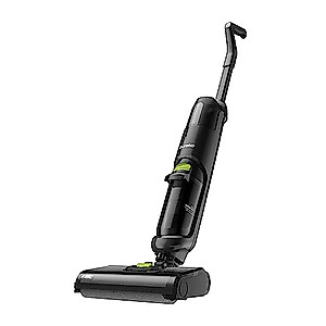 EUREKA NEW400 Cordless Wet Dry Vacuum All-in-One Mop, Hard Floor Cleaner with Self System, Effectively Multi-Surfaces, Perfect for Cleaning Sticky Messes, (Black), 8 lbs