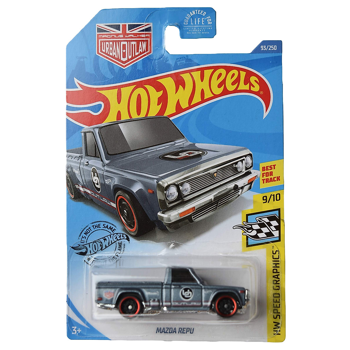 Hot Wheels Speed Grahpics 9/10 Mazda Repu 93/250, Slate