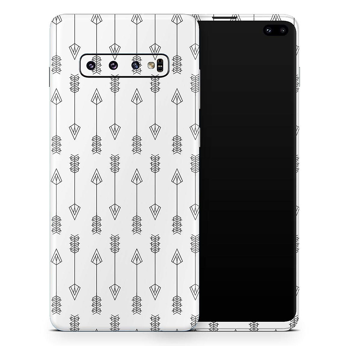 DesignSkinz Vertical Acsending Arrows Protective Vinyl Decal Wrap Skin Cover Compatible with The Samsung Galaxy S20 (Screen Trim & Back Glass Skin)