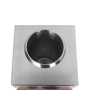 Commercial Sauce Warmer Sauce Heat Preservation Machine 86°F~185°F Electric Hot Fudge Cheese Caramel Jam Toppings Warmer Countertop Sauce Dispenser, 650ml Bottle
