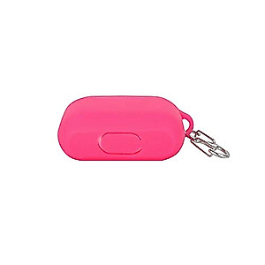 Felony Case – Soft Silicone AirPods Pro Case - Neon Pink | Shockproof, 360° Protective Apple Airpods Case Cover with Keychain | Wireless Charging Compatible with Front LED Visible