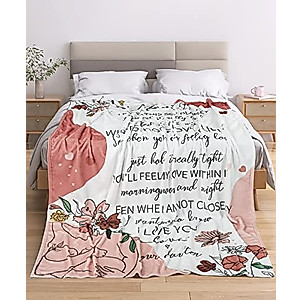 Petrala Gifts for Mom from Daughter, Mothers Day Birthday Gifts for Mom, 80" x 60" Soft Boho Mom Blanket, Best Unique Great Mothers Day Blanket Presents Gift from Husband Daugther, Mom Birthday Gifts