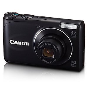 Canon Powershot A2200 14.1 MP Digital Camera with 4x Optical Zoom (Black)