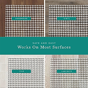 Unique Loom Anti-Slip All Surface Slim Indoor Use Rug Pad (3' 11" x 5' 11"')