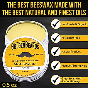 Moustache Wax & Folding Small Comb Get the BEST Moustache Wax KIT with a 3" Folding Comb at BEST Price.A must to use for your Moustache